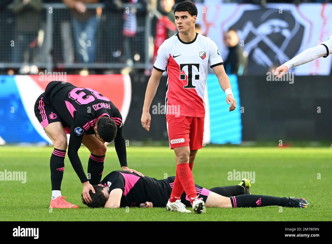 UTRECHT - Jacob Rasmussen of Feyenoord during the Dutch premier league ...