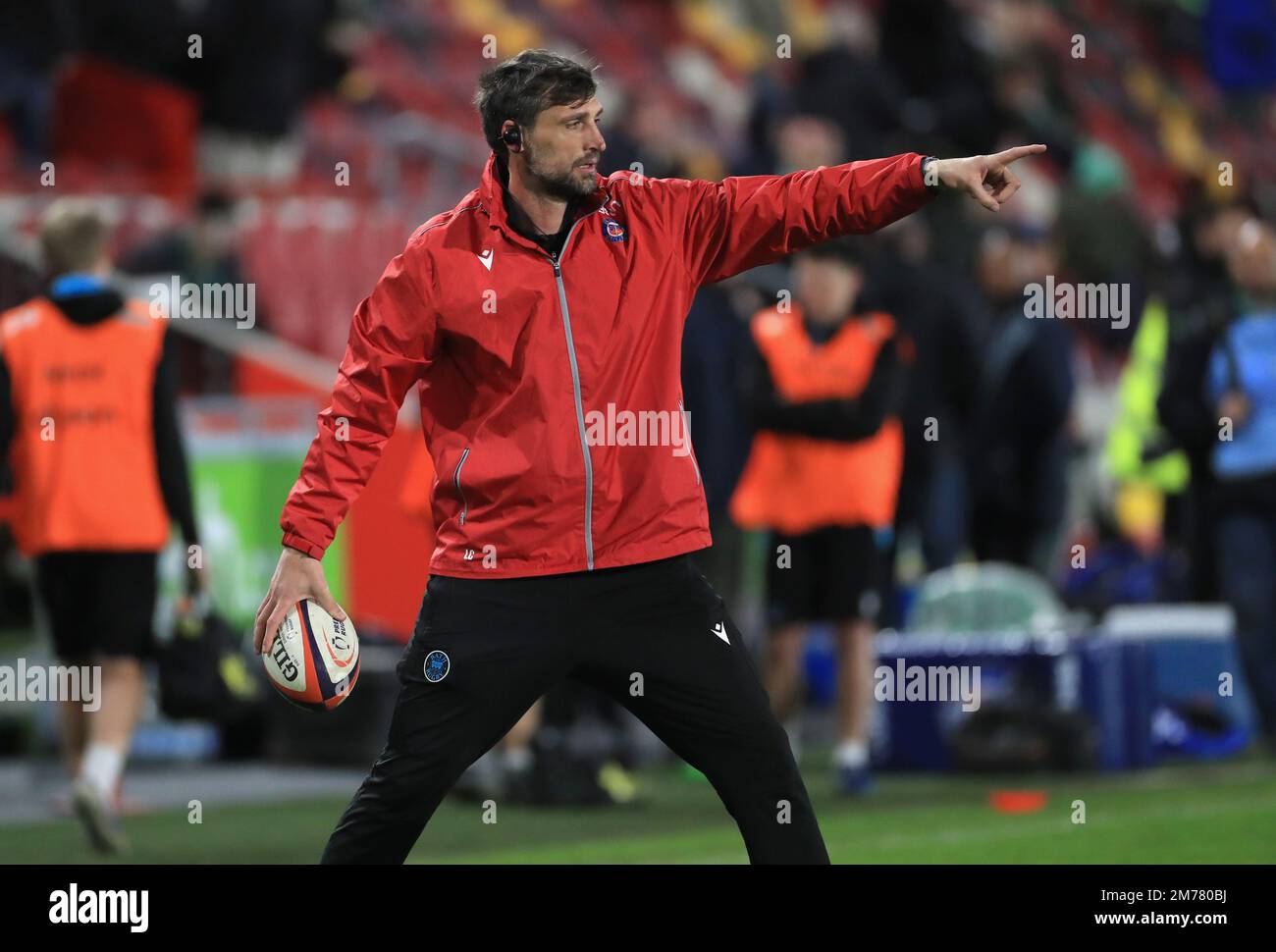 Bath Rugby line-out coach Luke Charteris before the Gallagher ...