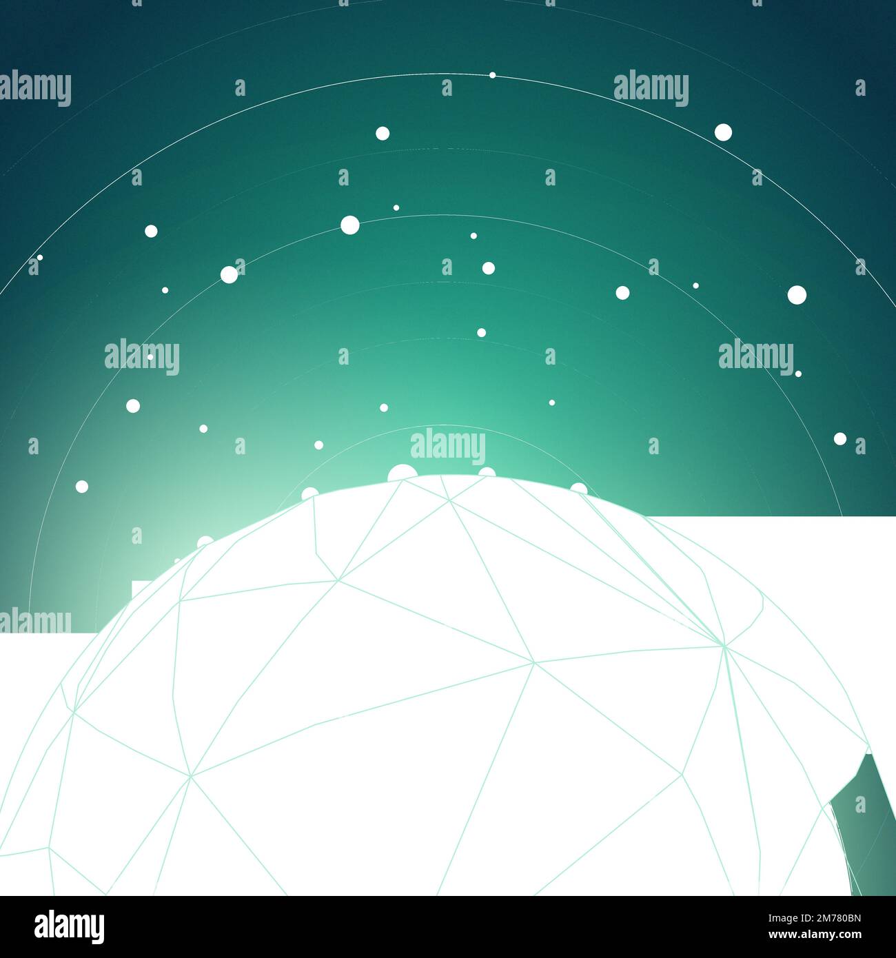 Worldwide connection green background illustration vector Stock Vector ...