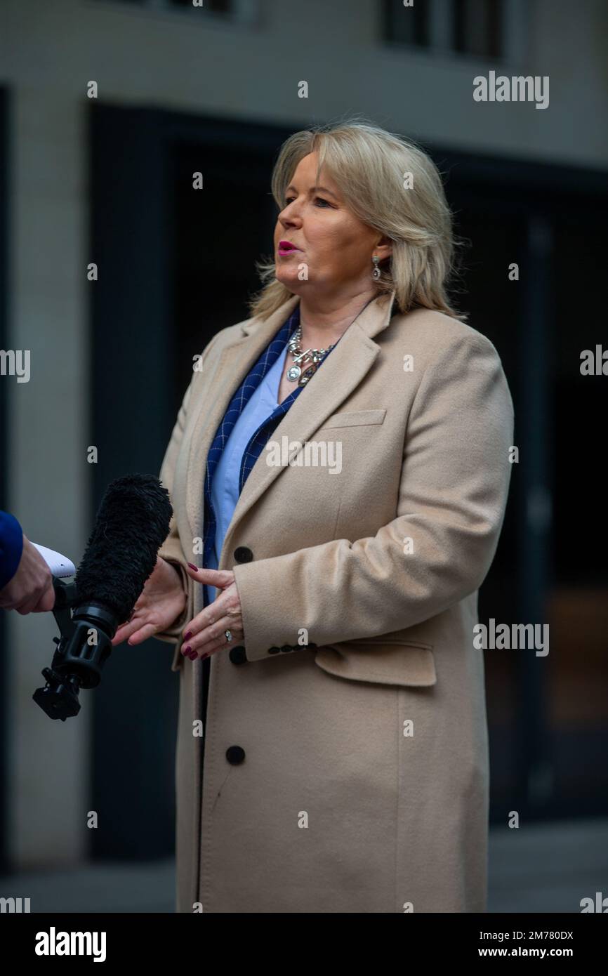London, England, UK. 8th Jan, 2023. General Secretary of Royal College ...