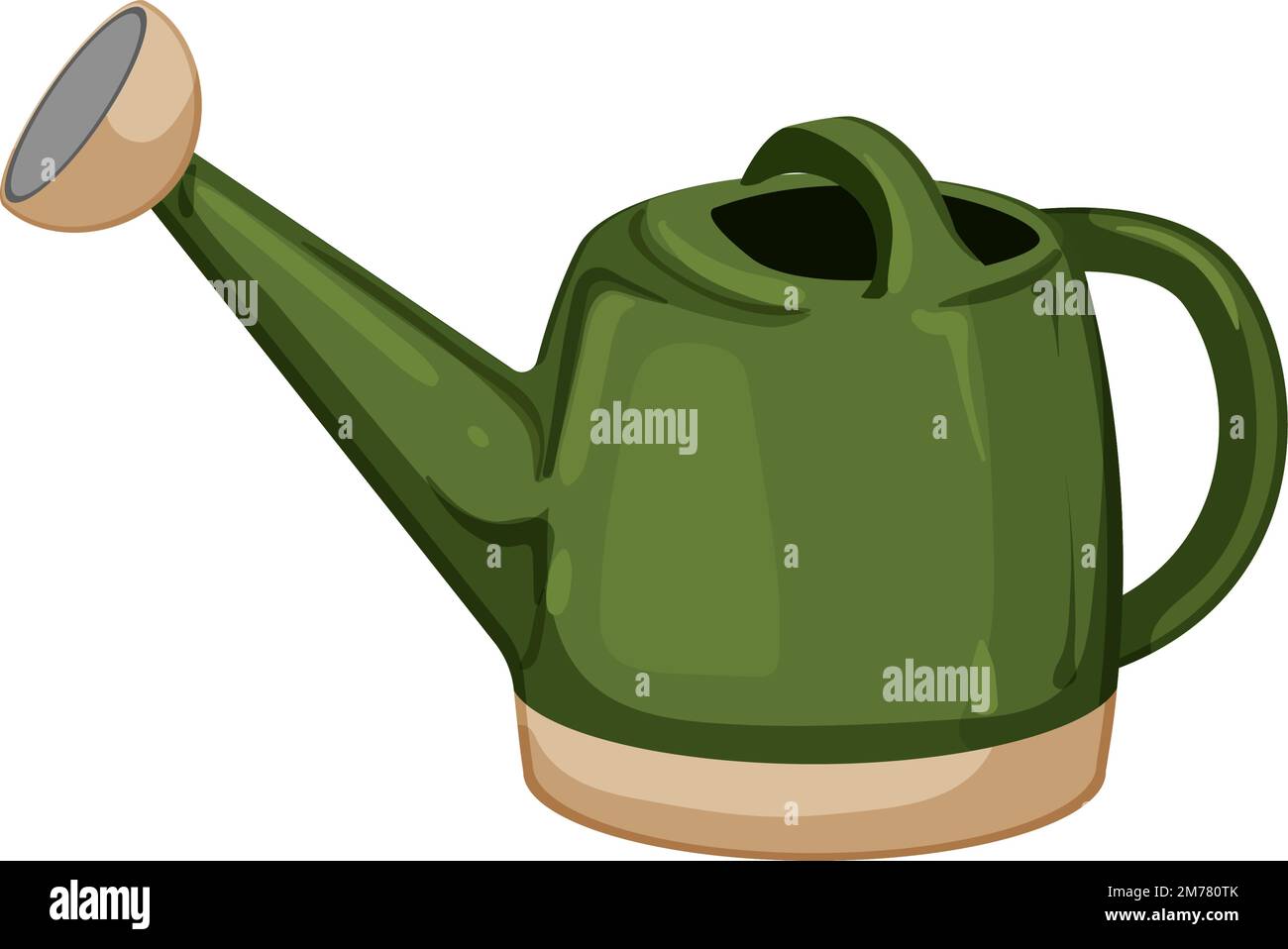 spring watering can cartoon vector illustration Stock Vector Image ...