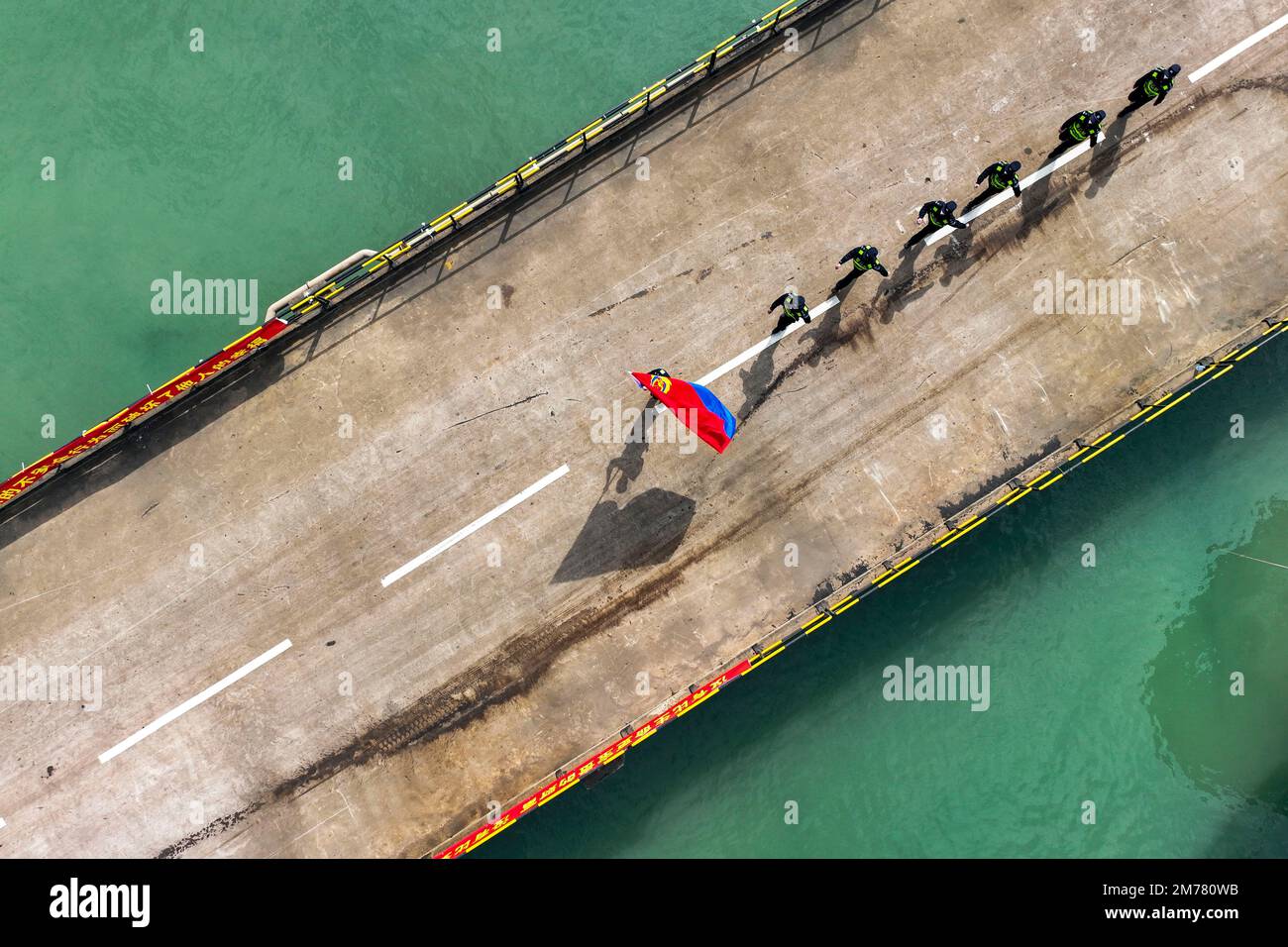 FUZHOU, CHINA - JANUARY 8, 2023 - Police on duty at Fuzhou entry-Exit ...