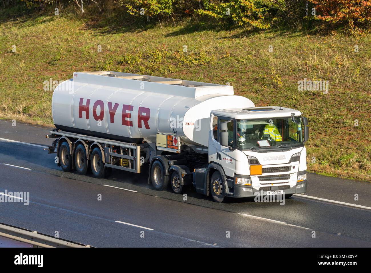 Hoyer Group Scania P450 MT20 WZL Stock Photo - Alamy