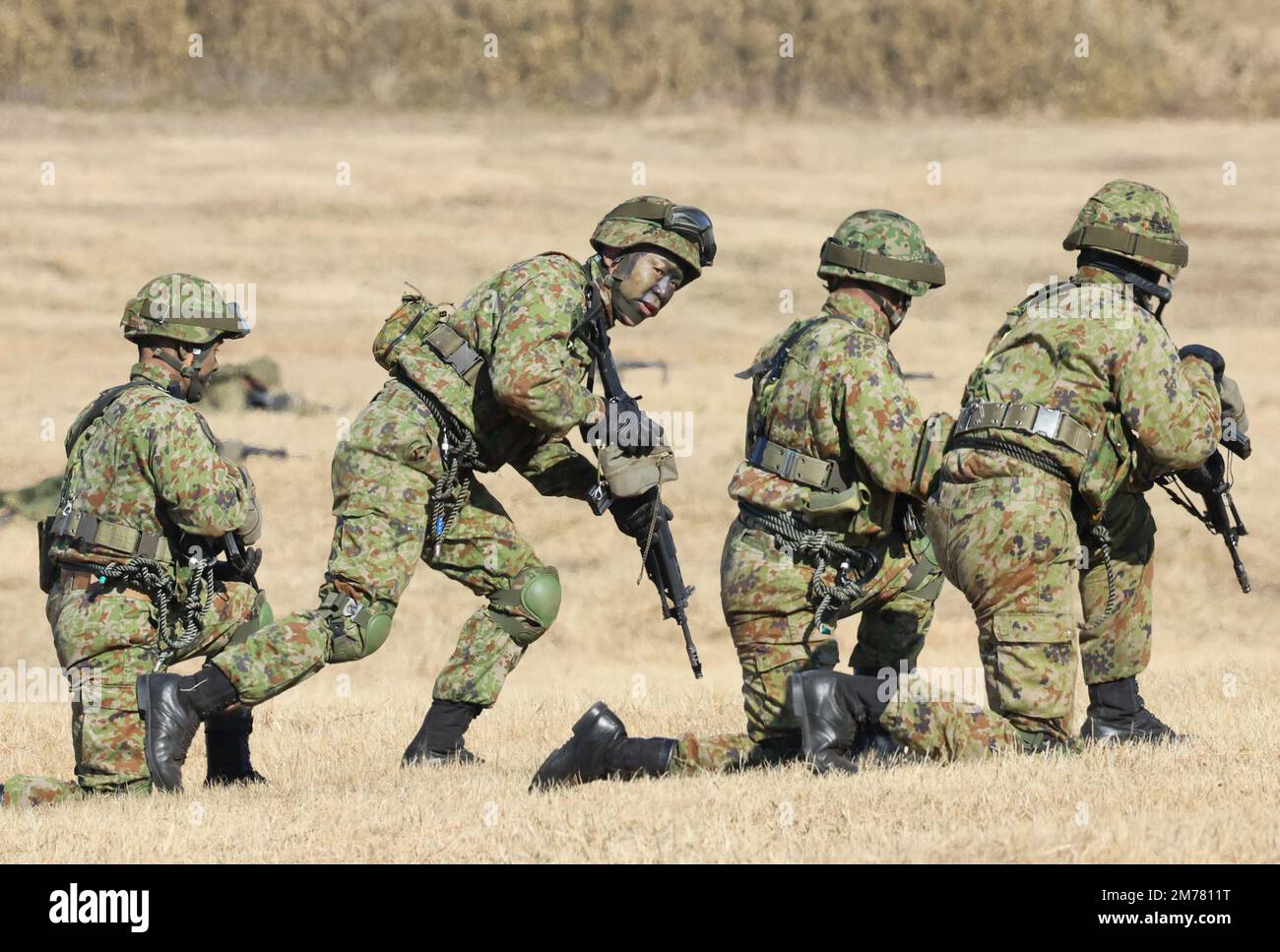 Narashino, Japan. 8th Jan, 2023. Japanese Ground Self Defense Forces ...