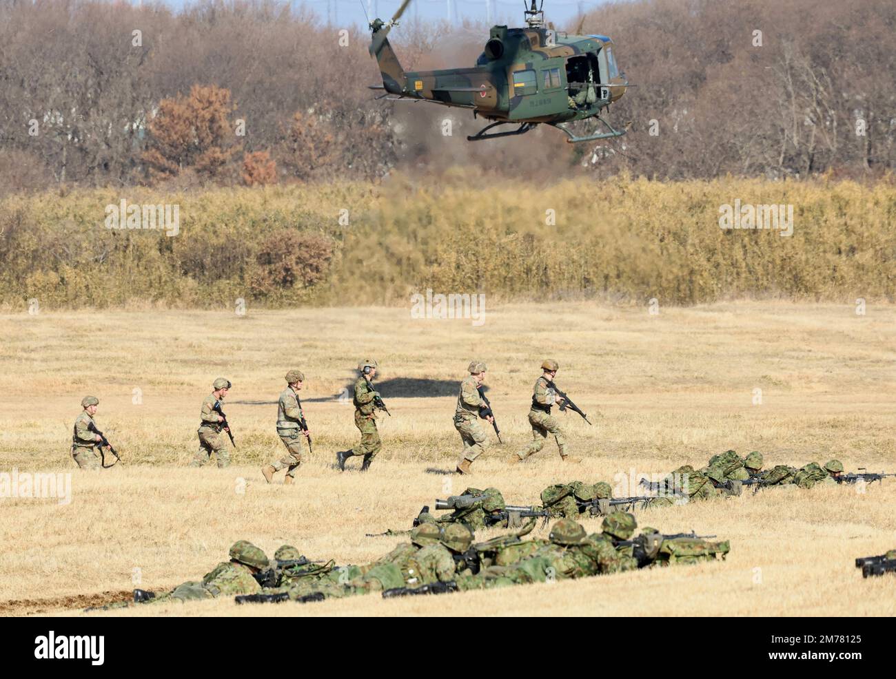 Narashino, Japan. 8th Jan, 2023. Japanese Ground Self Defense Forces ...