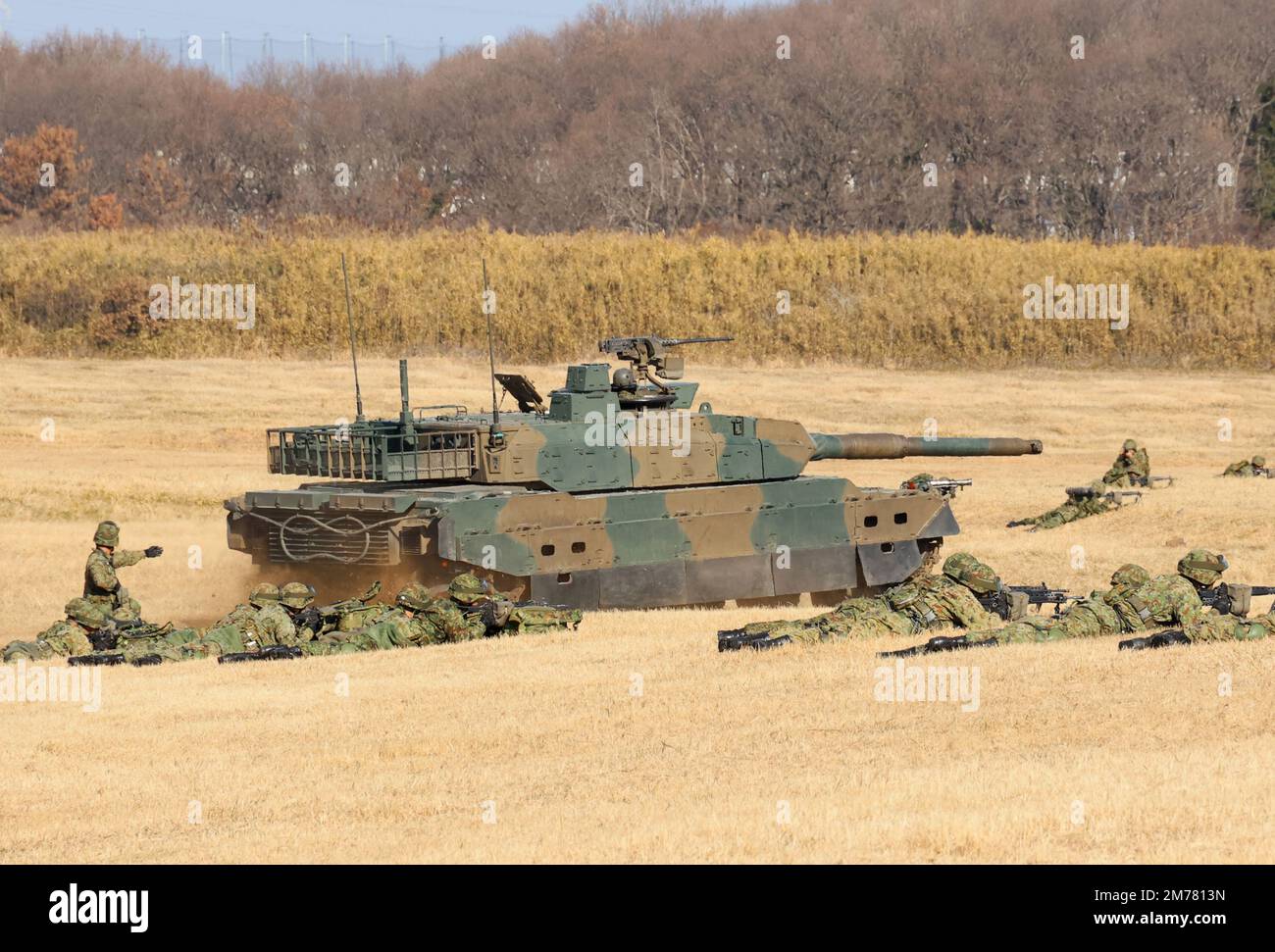 Narashino, Japan. 8th Jan, 2023. Japanese Ground Self Defense Forces ...