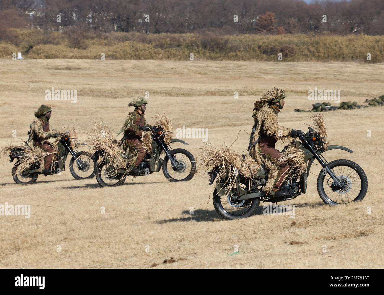 Narashino, Japan. 8th Jan, 2023. Japanese Ground Self Defense Forces ...