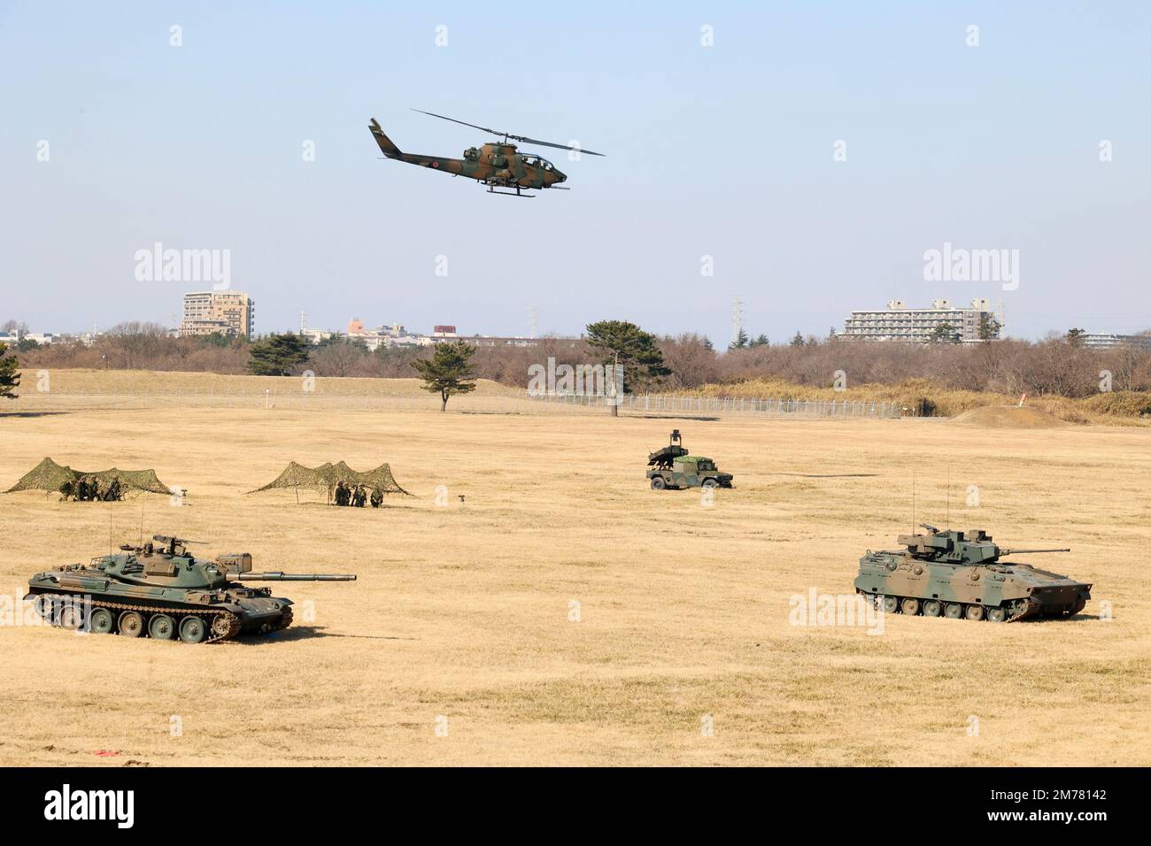 Narashino, Japan. 8th Jan, 2023. Japanese Ground Self Defense Forces ...