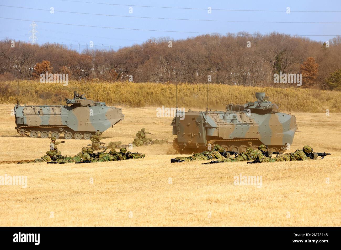 Narashino, Japan. 8th Jan, 2023. Japanese Ground Self Defense Forces ...