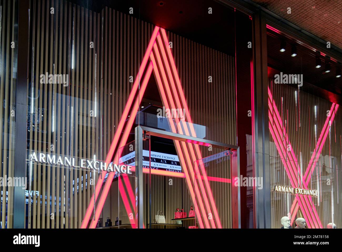 Armani flagship store hi-res stock photography and images - Alamy