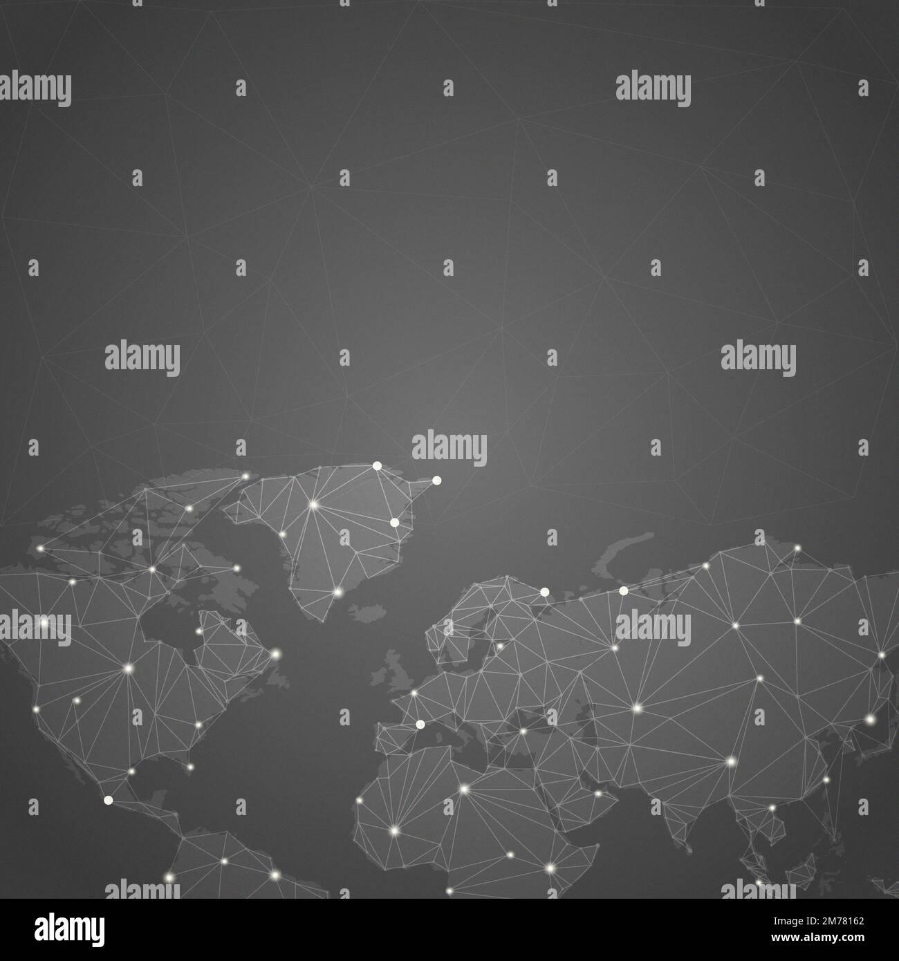 Worldwide connection gray background illustration vector Stock Vector ...