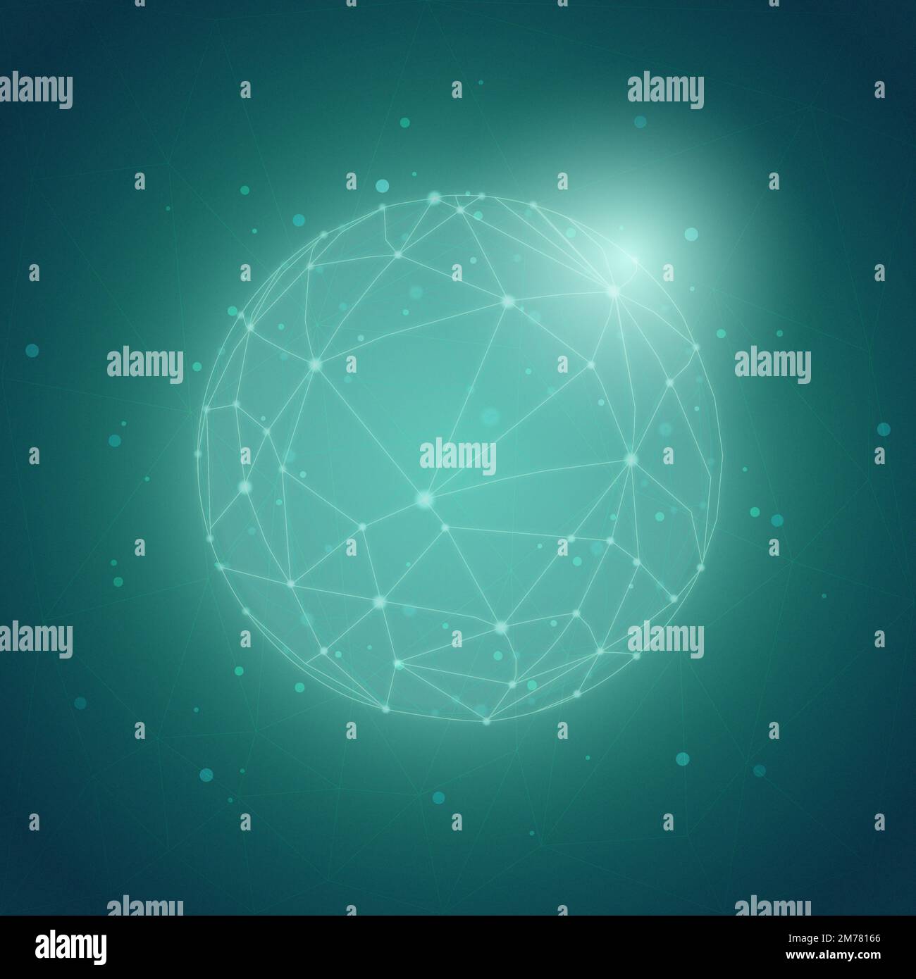 Worldwide Connection Green Background Illustration Vector Stock Vector Image And Art Alamy