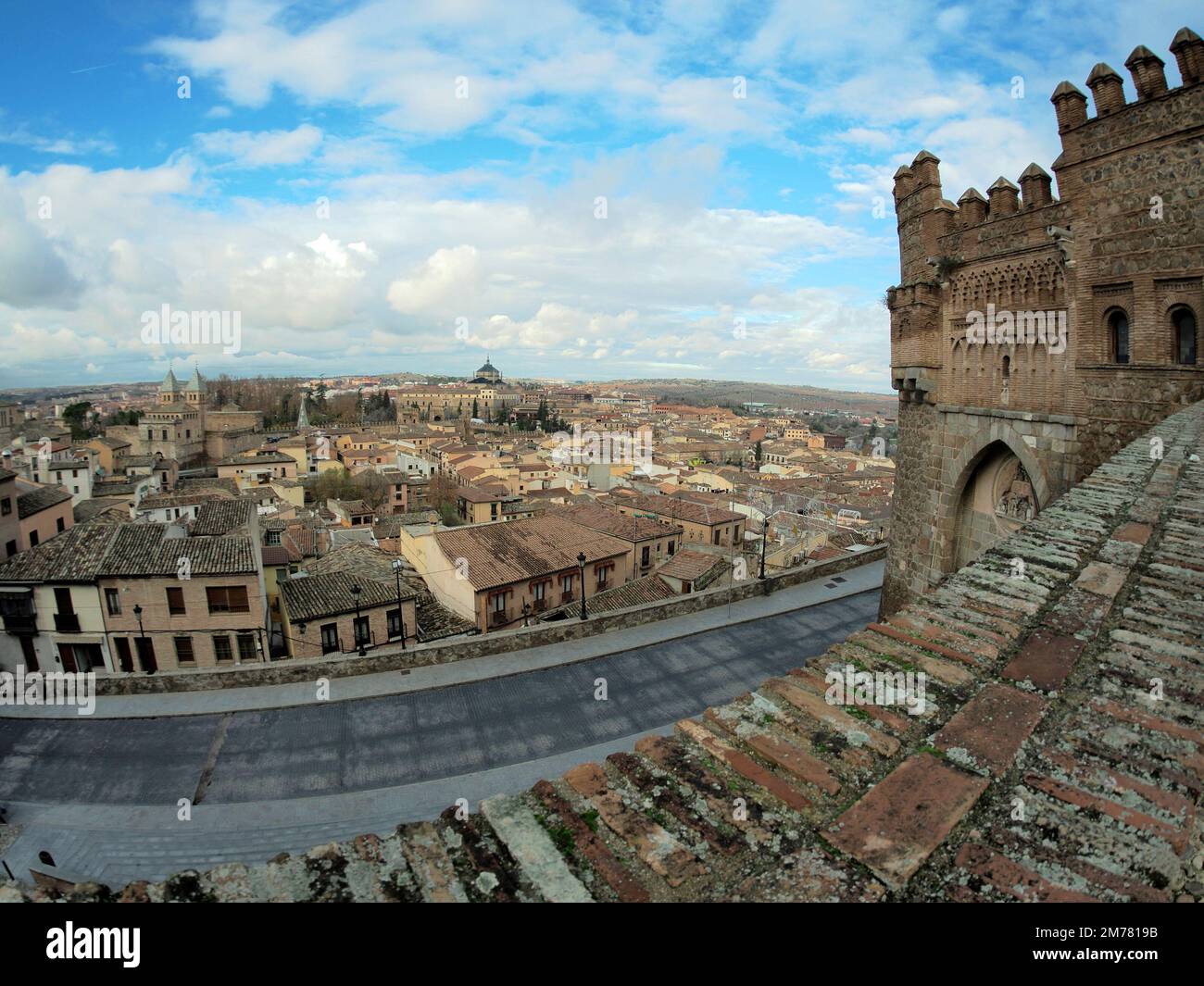 Toledo Aerial view of the medieval old town ( Unesco World Heritage ...