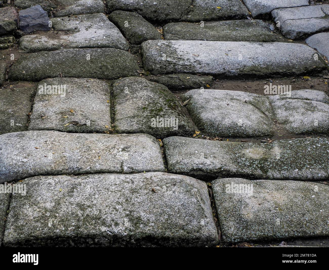 Roman stone path at Old Mosque of Bab al-Mardum or Hermitage of Cristo ...