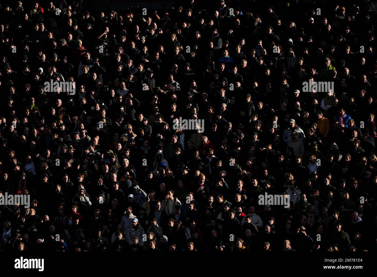 Utrecht - Supporters during the match between FC Utrecht v Feyenoord at ...