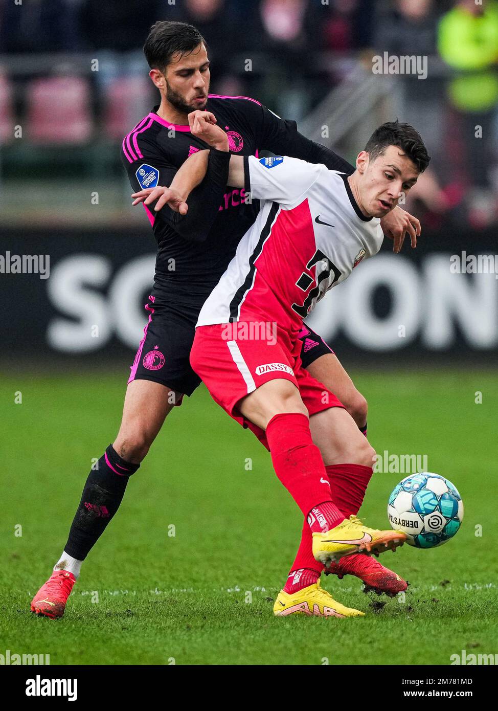 Utrecht - David Hancko of Feyenoord, Can Bozdogan of FC Utrecht during ...