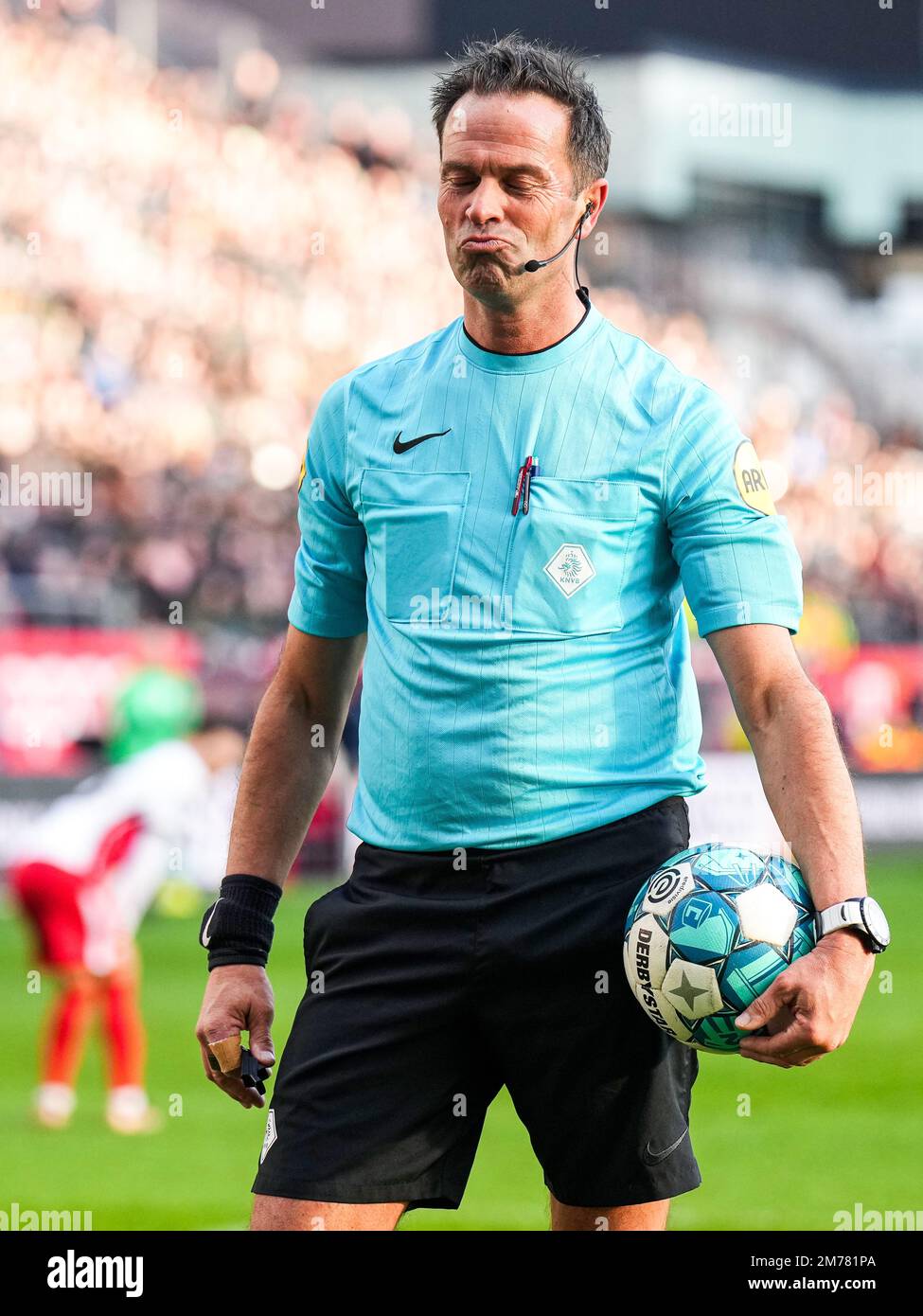 Utrecht - Referee Bas Nijhuis during the match between FC Utrecht v ...