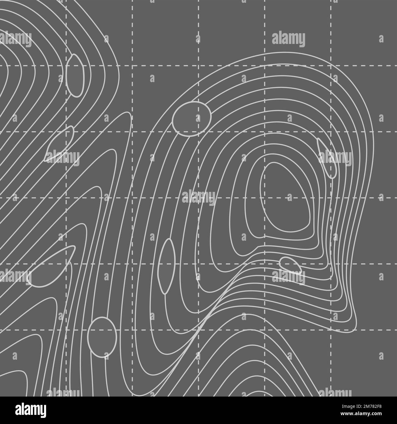 White and gray abstract map contour lines background Stock Vector Image ...
