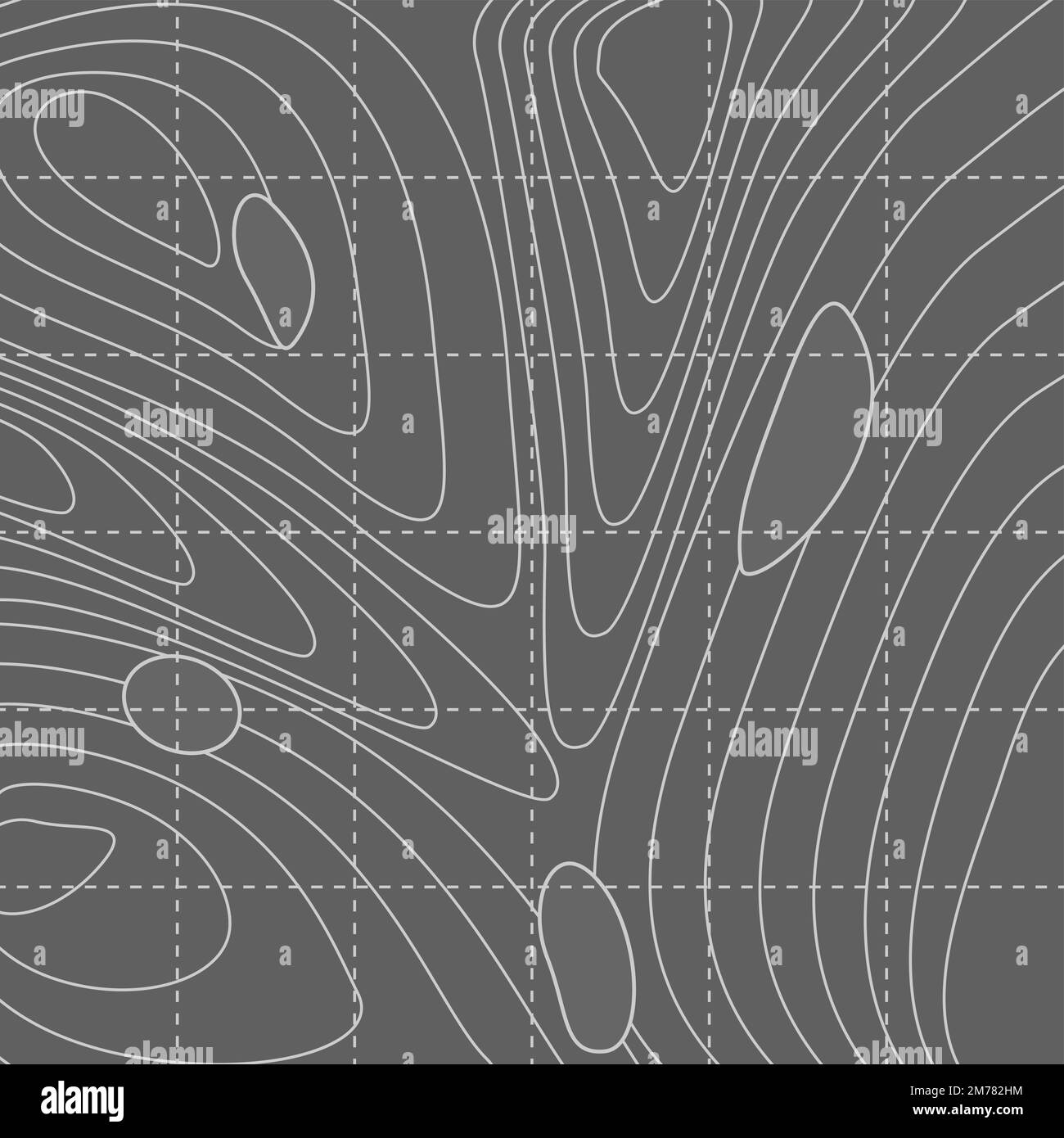 White and gray abstract map contour lines background Stock Vector Image ...