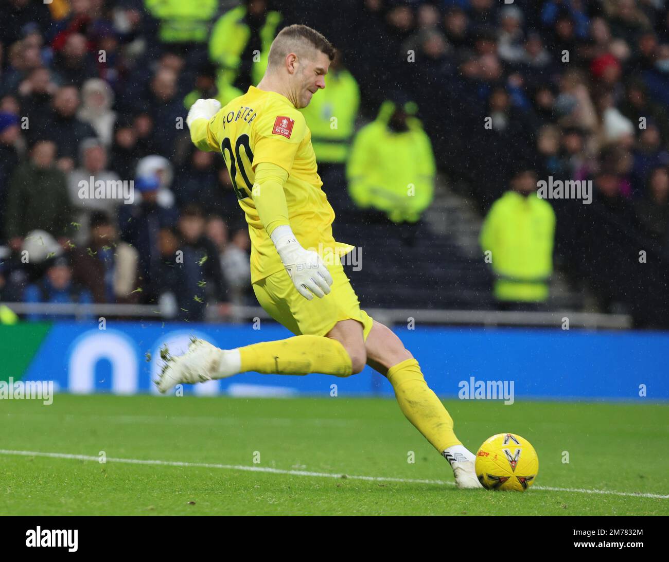 Tottenham Hotspur's Fraser Forster during the FA Cup Third Round soccer ...