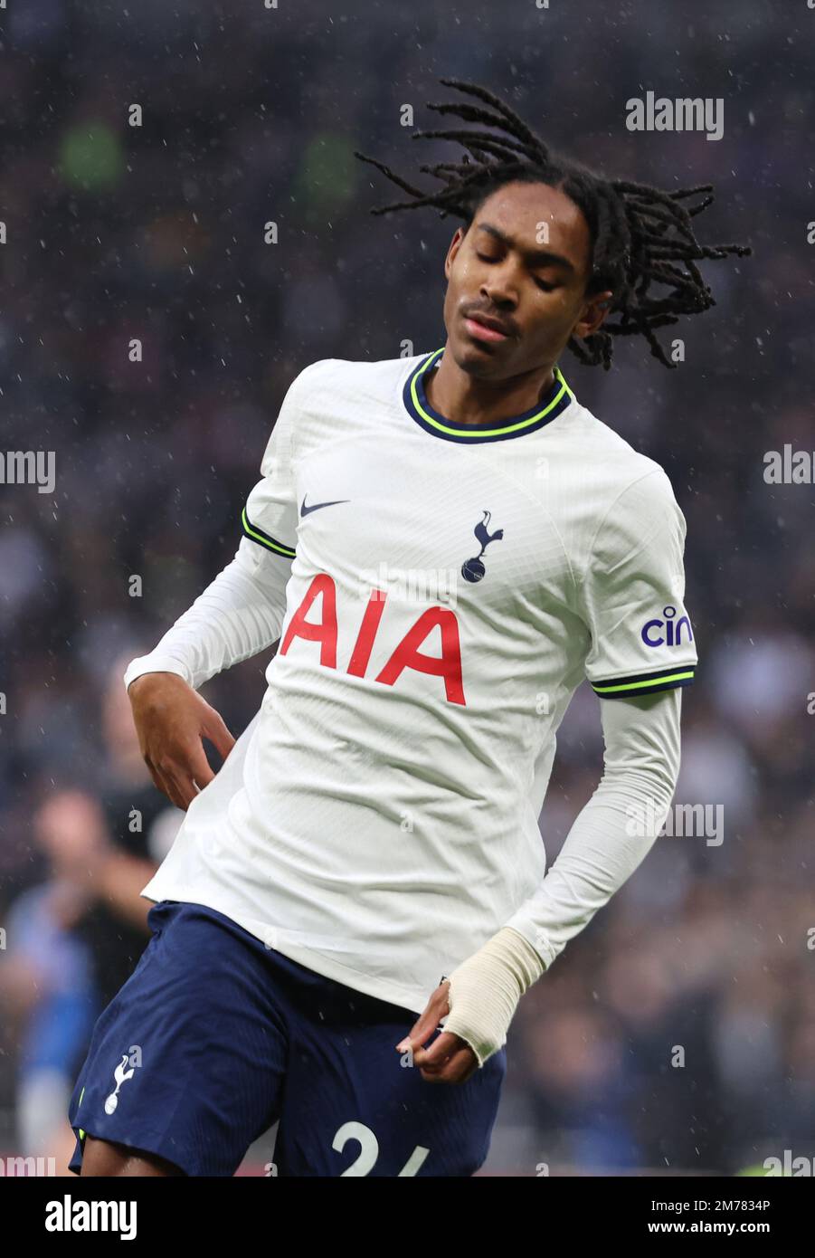 Tottenham Hotspur's Djed Spence during the FA Cup Third Round soccer ...