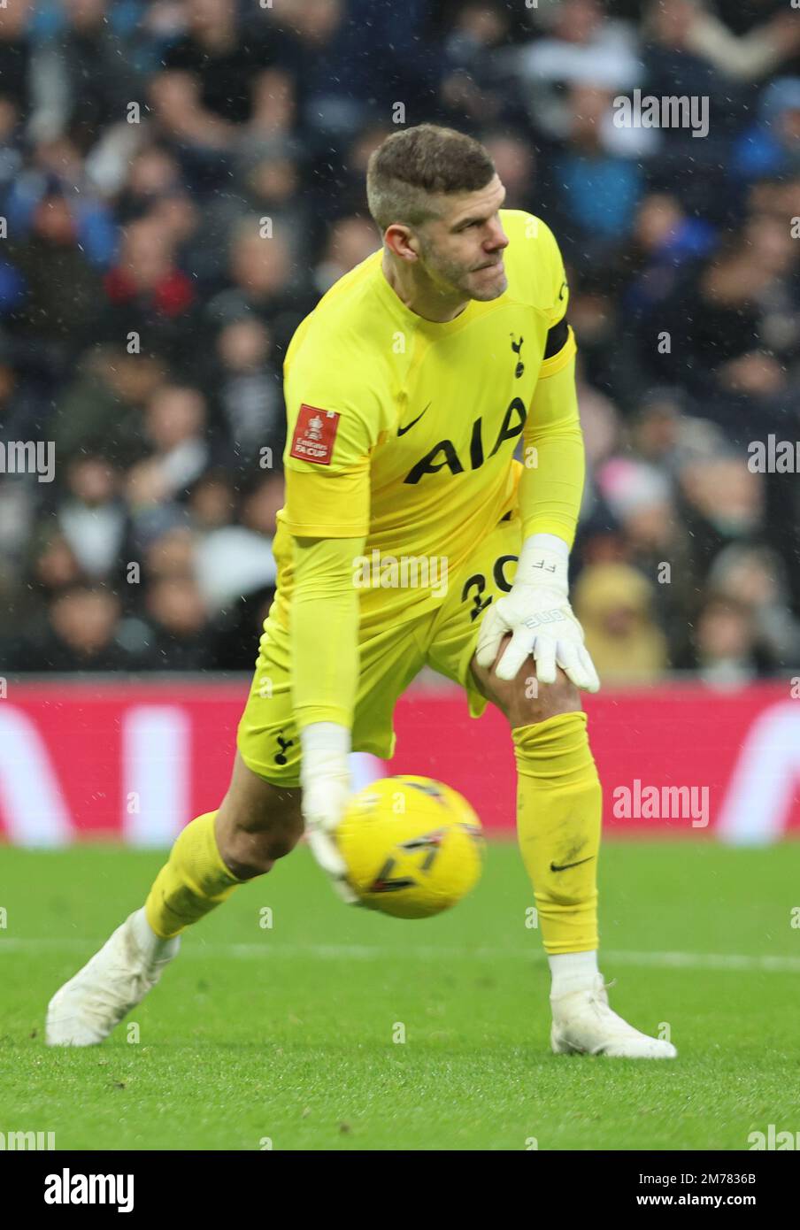 Tottenham Hotspur's Fraser Forster during the FA Cup Third Round soccer ...