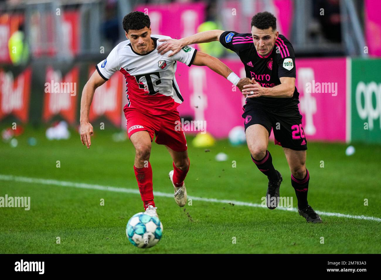 Utrecht - Can Bozdogan of FC Utrecht, Oussama Idrissi of Feyenoord ...