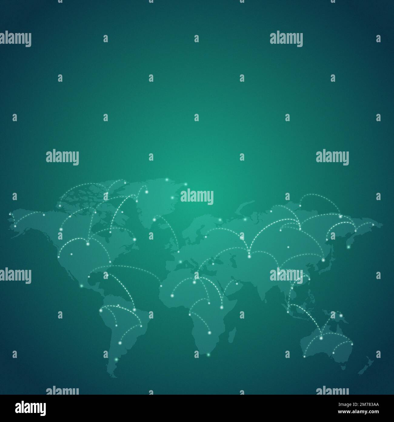 Worldwide connection green background illustration vector Stock Vector ...