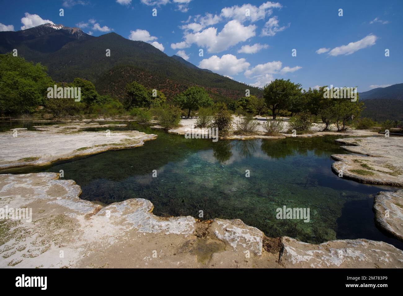 Baishui Terrace of Yunnan Stock Photo - Alamy