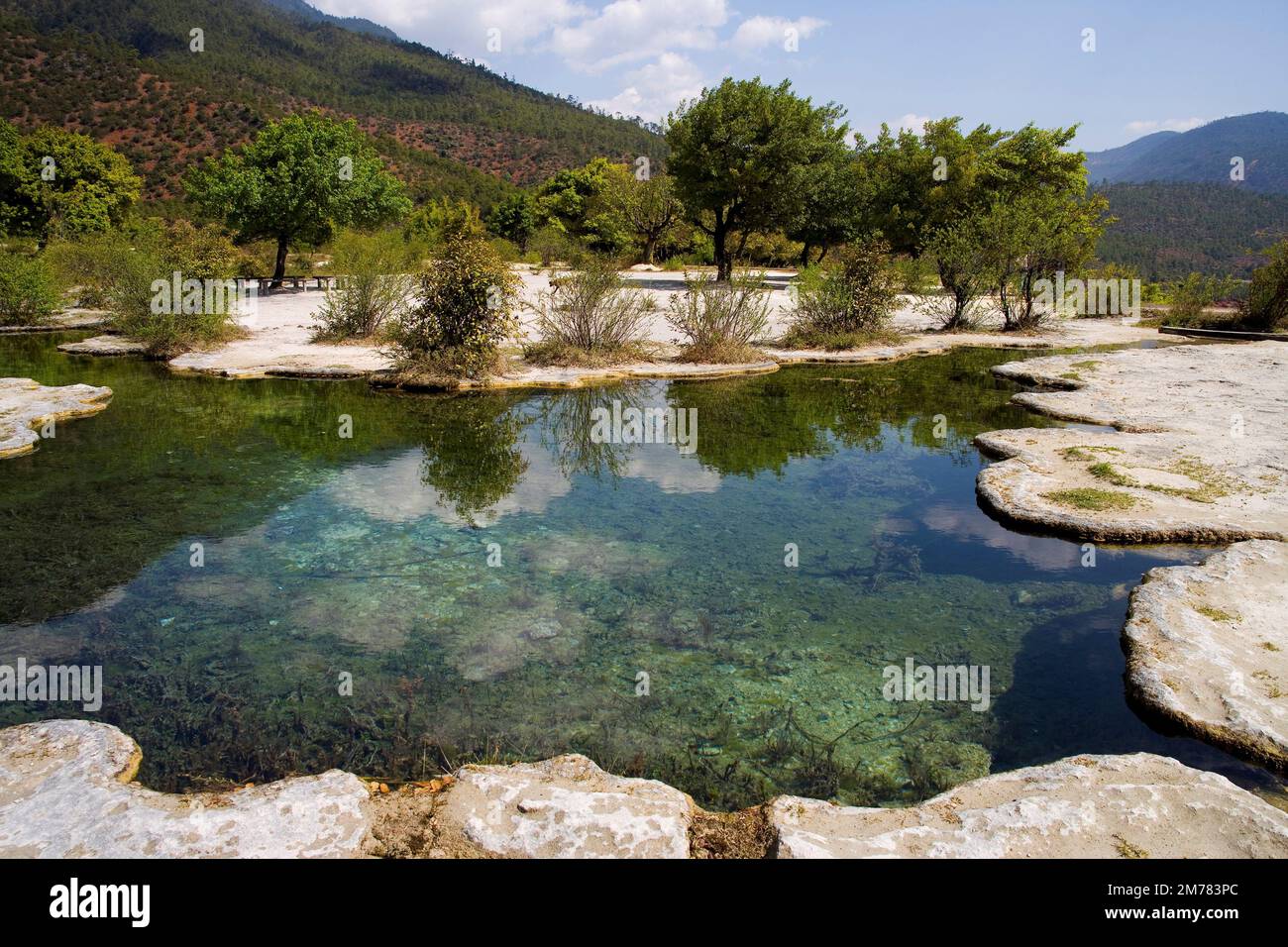 Baishui Terrace of Yunnan Stock Photo - Alamy