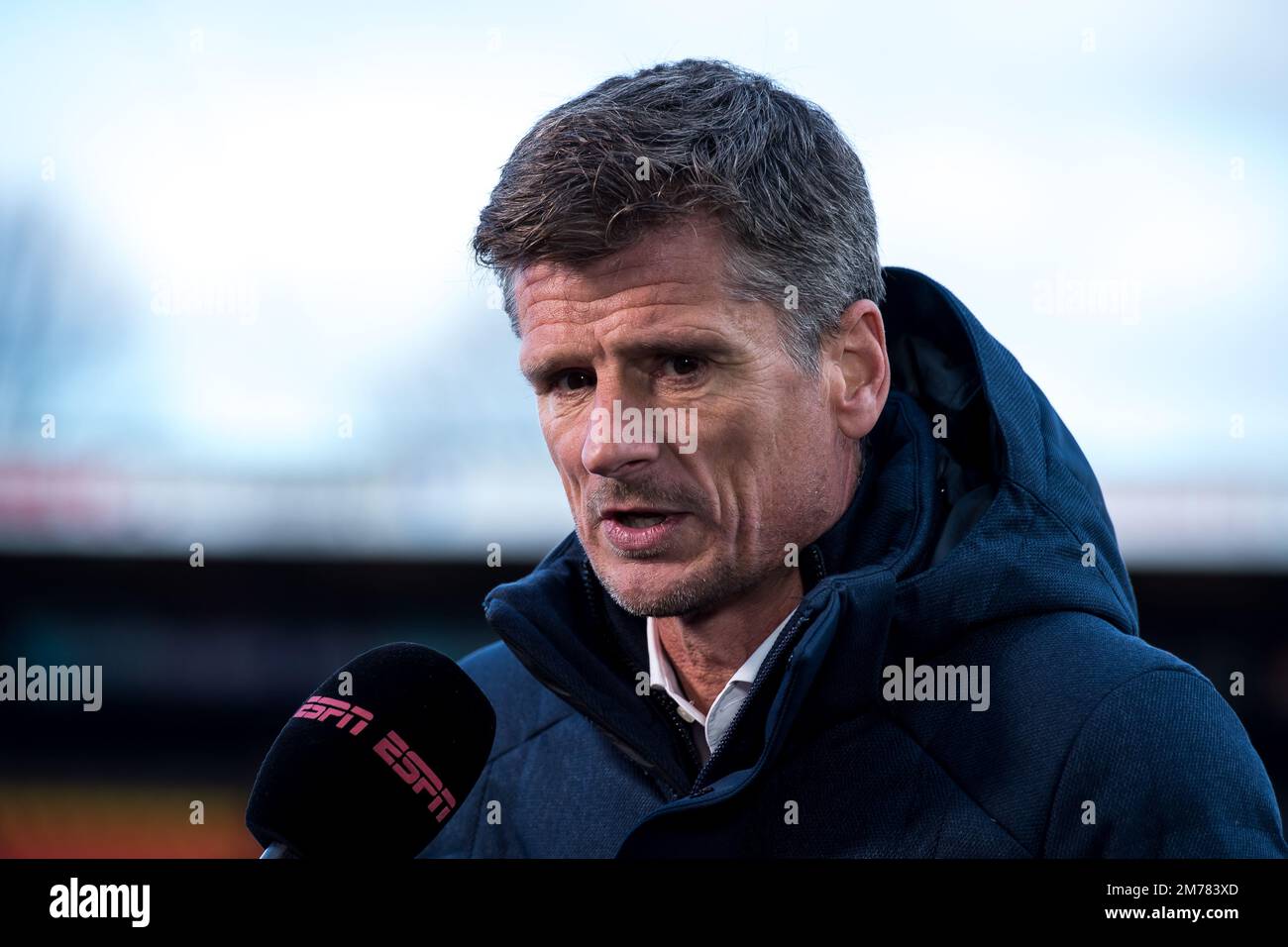 LEEUWARDEN - FC Volendam coach Wim Jonk during the Dutch premier league ...