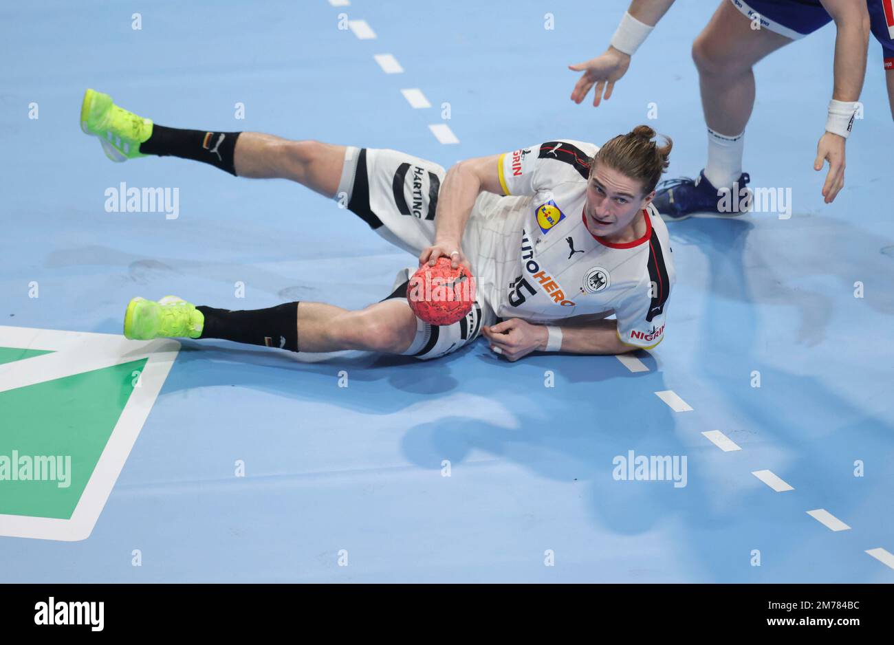 Bremen, Deutschland. 07th Jan, 2023. firo: 07.01.2023, handball ...