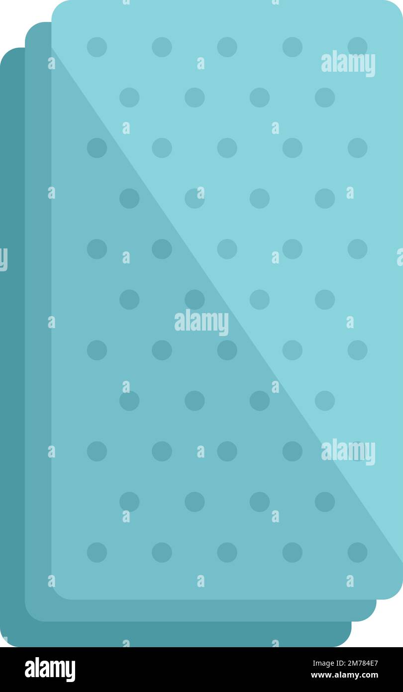 Pilates mat icon flat vector. Yoga carpet. Gym roll isolated Stock ...