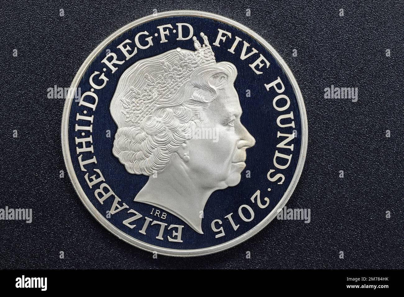 2015 premium proof £5 coin commemorating the 50th anniversary of the ...