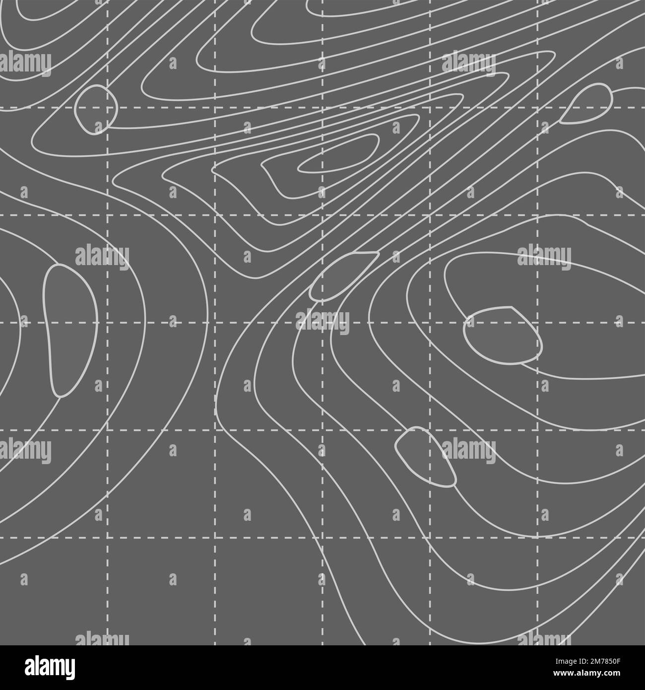 White and gray abstract map contour lines background Stock Vector Image ...