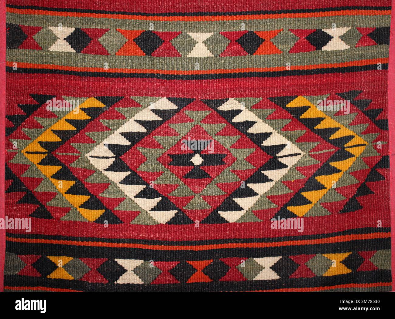 Jordan - Bedouin Textile Design Stock Photo - Alamy