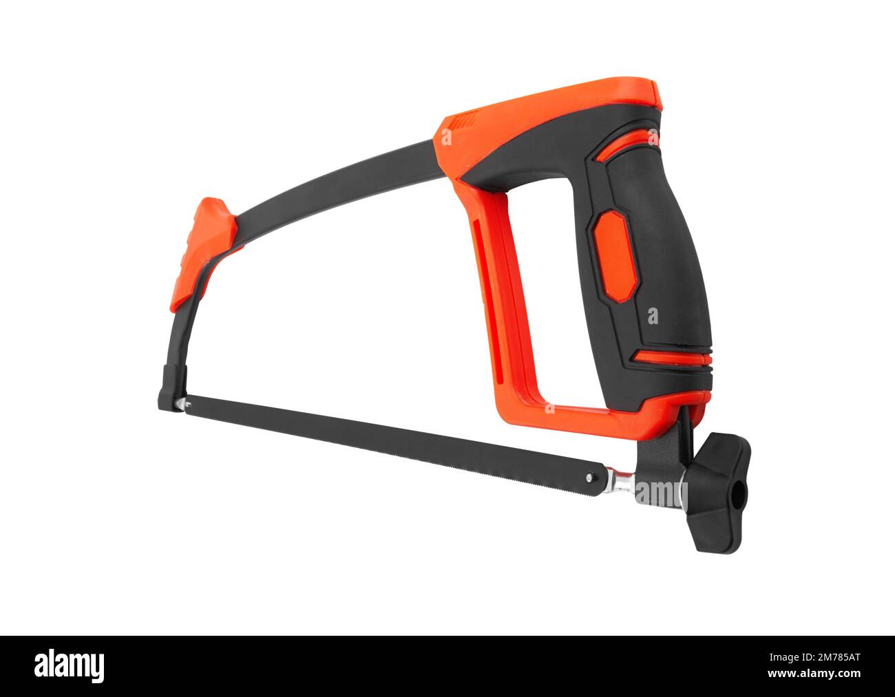 Hacksaw for metal on a white background Stock Photo - Alamy