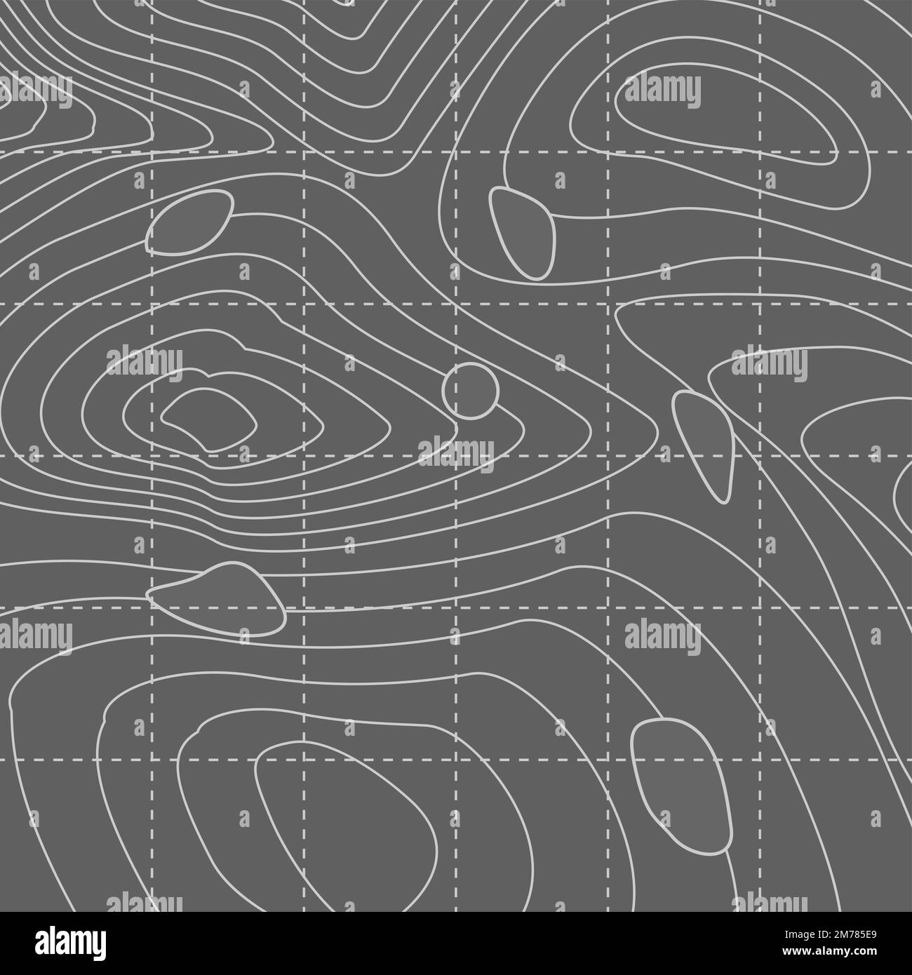 White and gray abstract map contour lines background Stock Vector Image ...