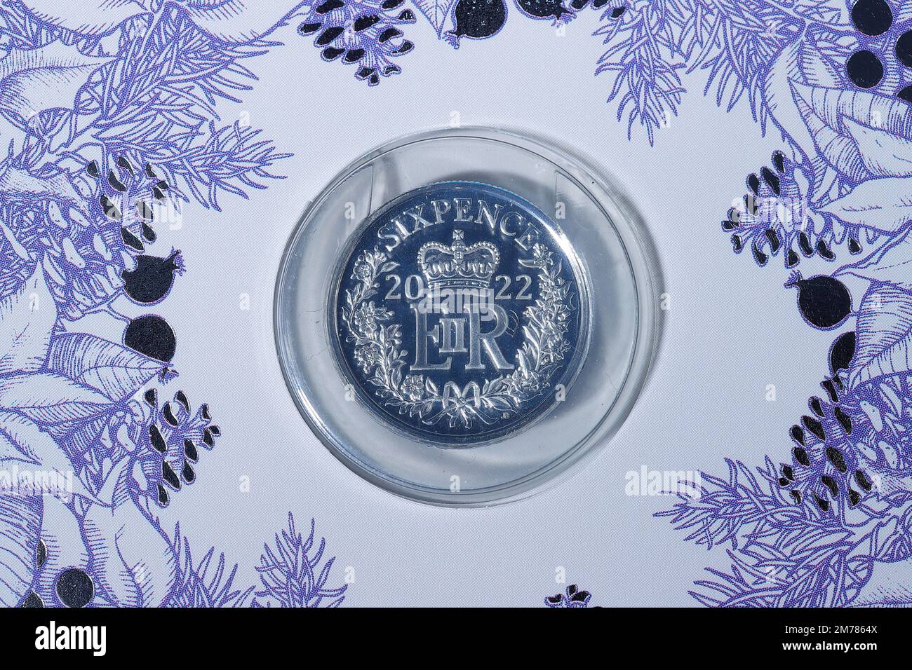 2022 silver sixpence hi-res stock photography and images - Alamy
