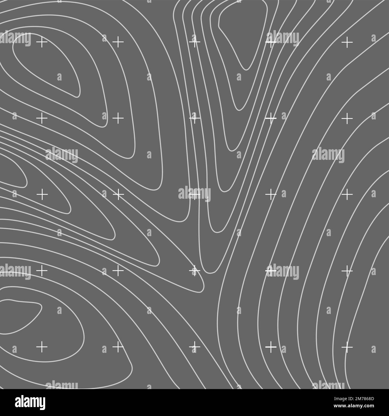 White and gray abstract map contour lines background Stock Vector Image ...