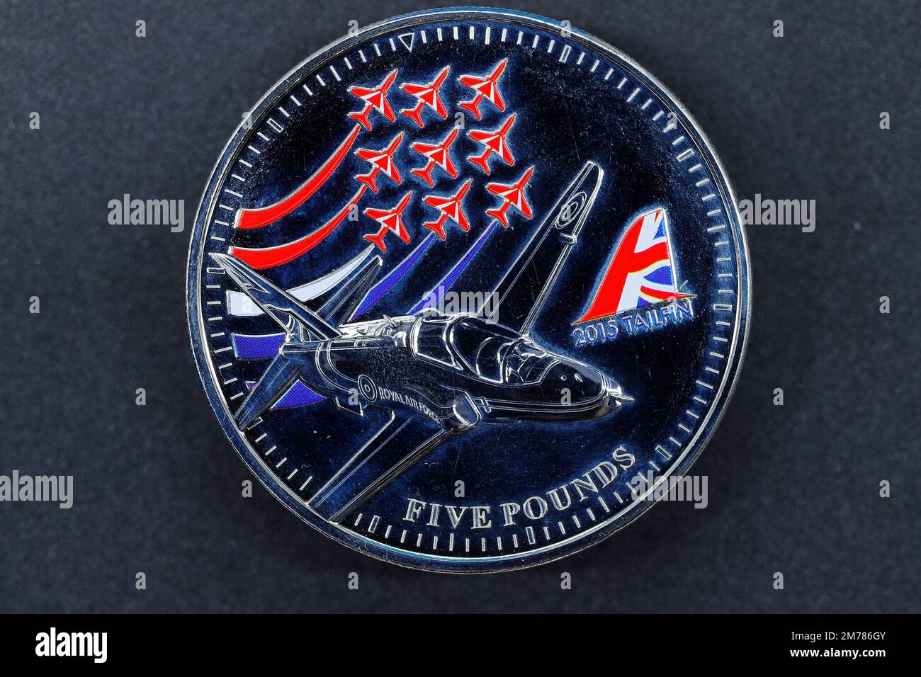 Red arrows commemorative coin hi-res stock photography and images - Alamy