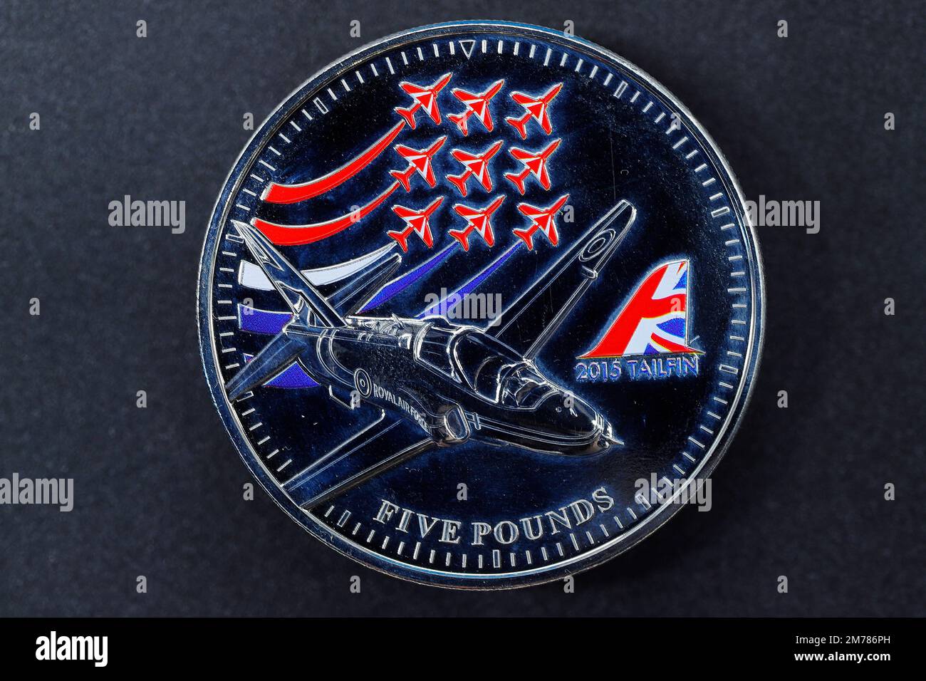 Red arrows commemorative coin hi-res stock photography and images - Alamy