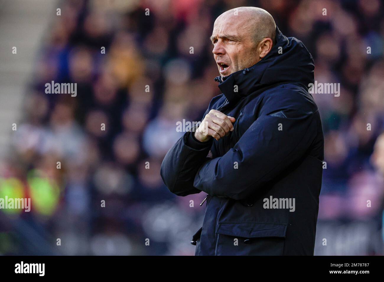 NIJMEGEN, NETHERLANDS - JANUARY 8: head coach Alfred Schreuder of Ajax ...