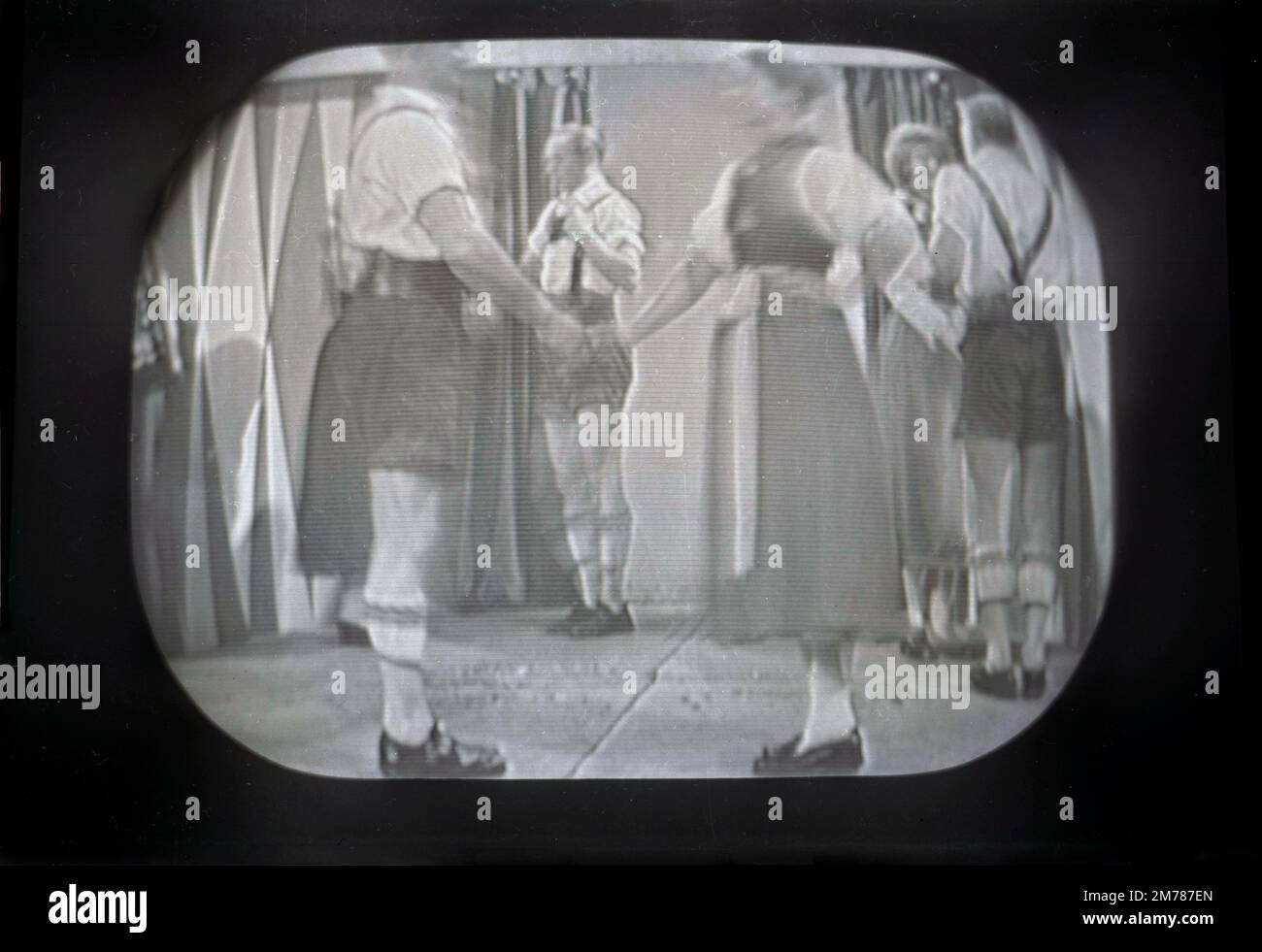 1959, historical, Austrian dancers on BBC television, possibly from the ...