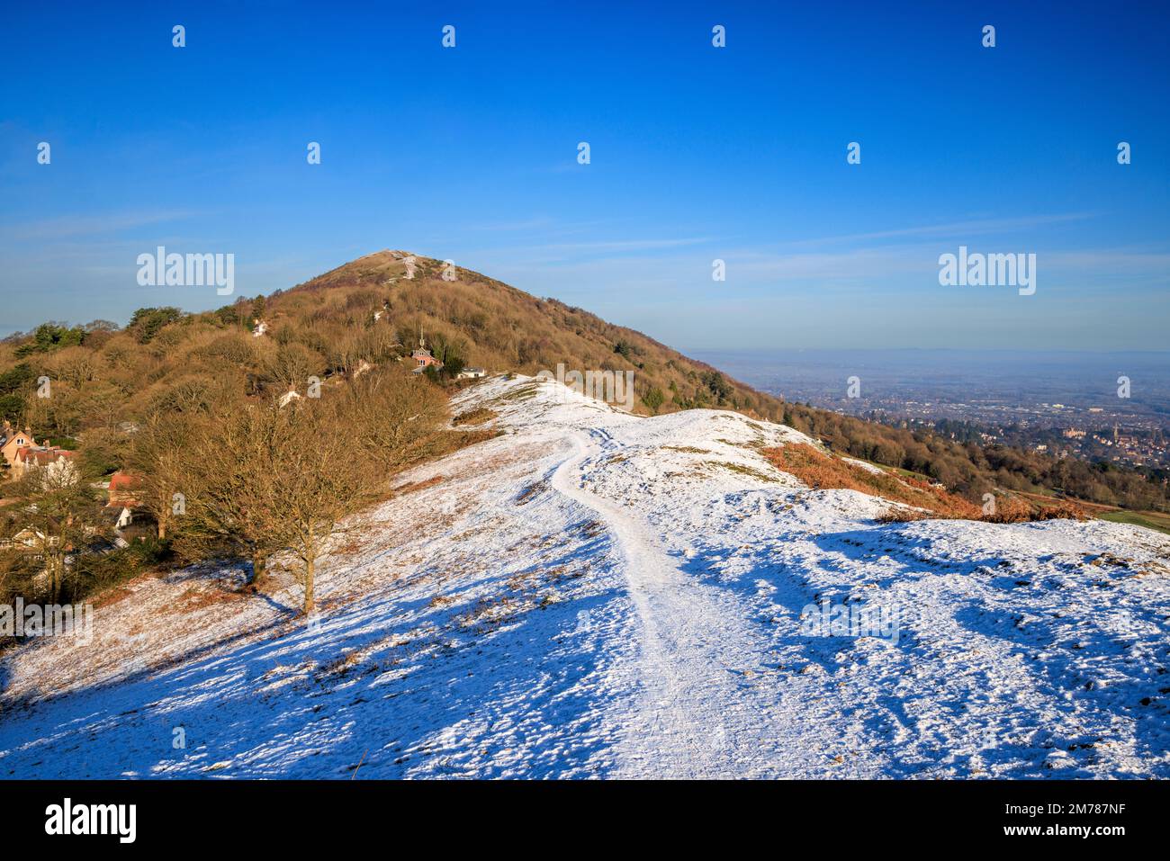 The Wyche and Worcestershire Beacon from Perseverance Hill in the ...