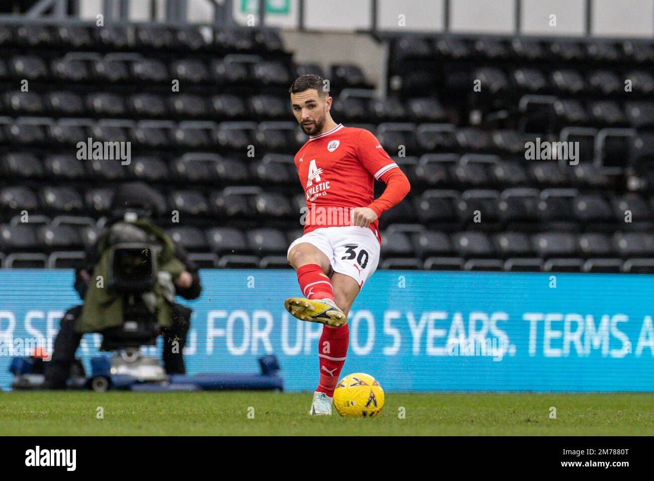 Adam Phillips #30 of Barnsley during the Emirates FA Cup Third Round ...
