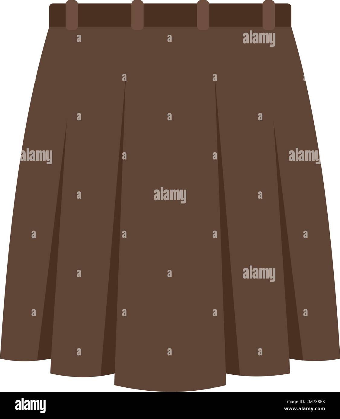 Plaid skirt and blouse Stock Vector Images - Alamy
