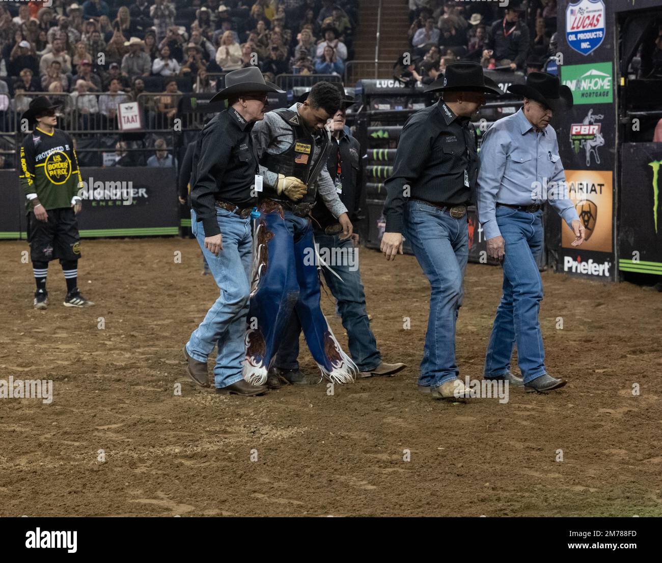 New York, New York, USA. 7th Jan, 2023. Professional bull rider TAYLOR ...