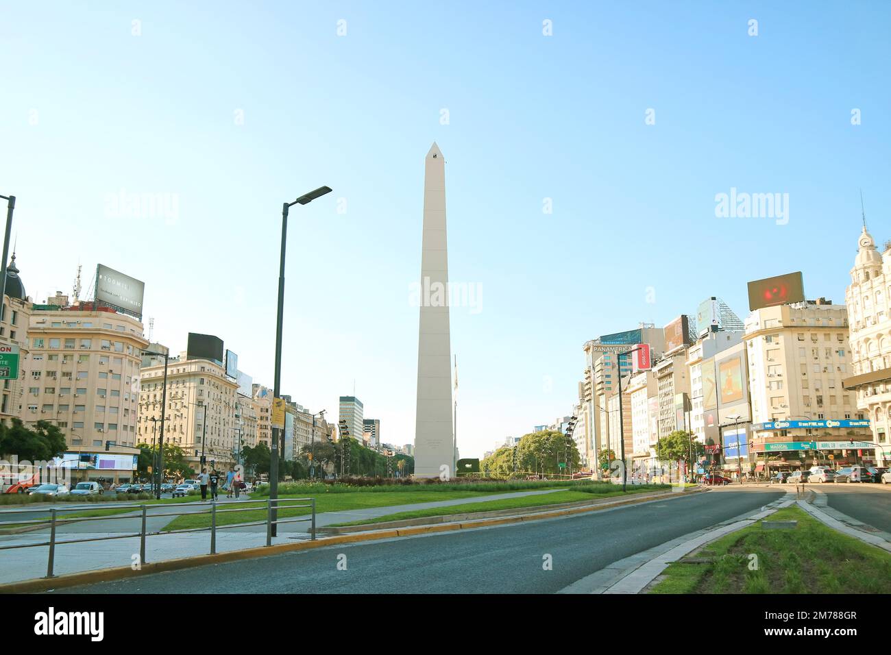 The Obelisk of Buenos Aires or Obelisco de Buenos Aires, a National ...