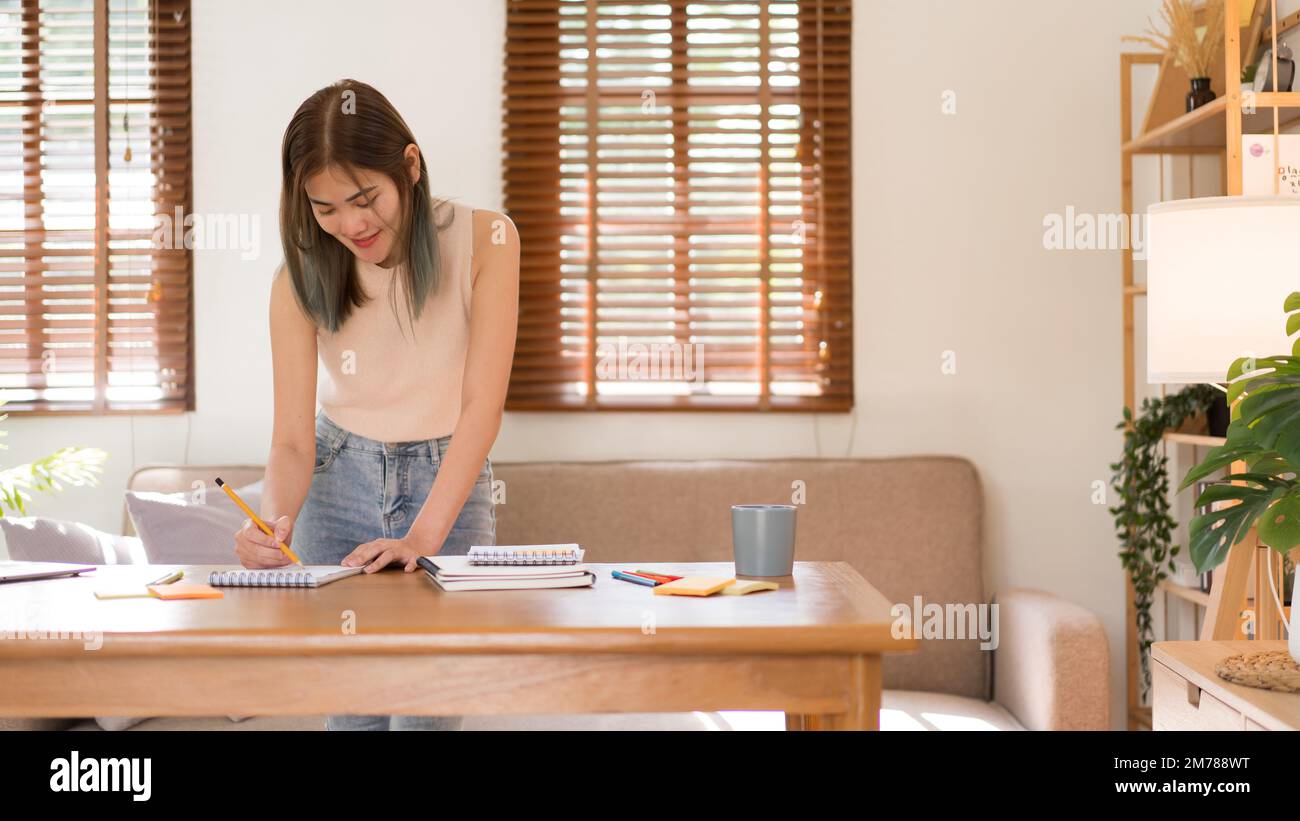 Creative design concept, Fashion designer drawing to creating new collection clothes at ...